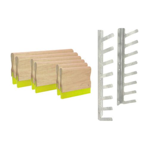 Screen Printing Silk Screening Squeegee Pack 2: 16", 2: 12", 2:6" PLUS ...